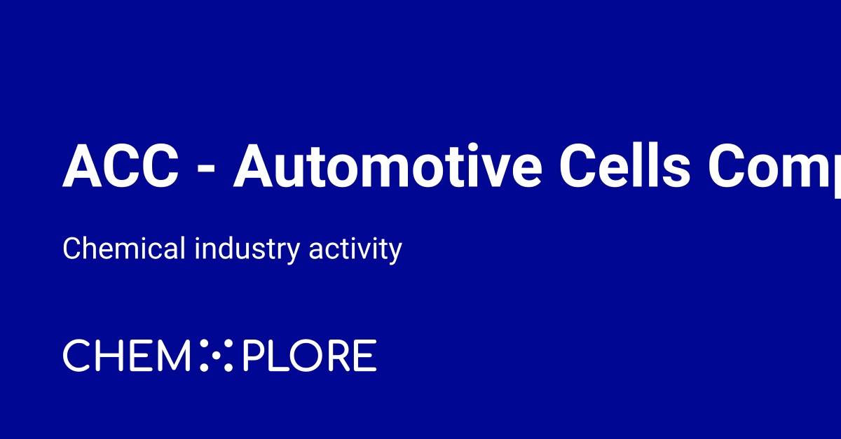 ACC - France chemical industry news from Europe