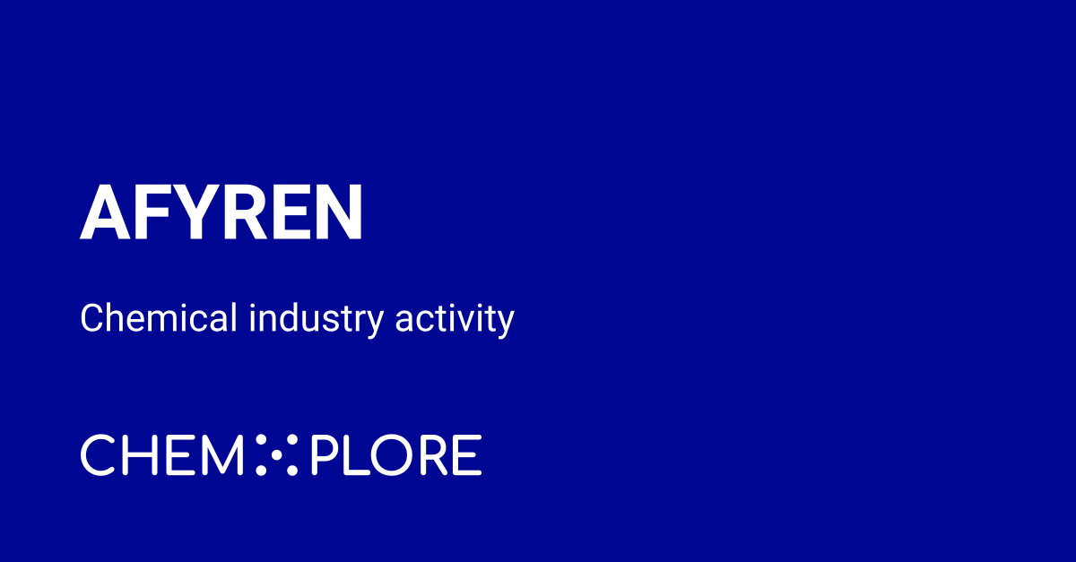 AFYREN chemical industry news - chemXplore