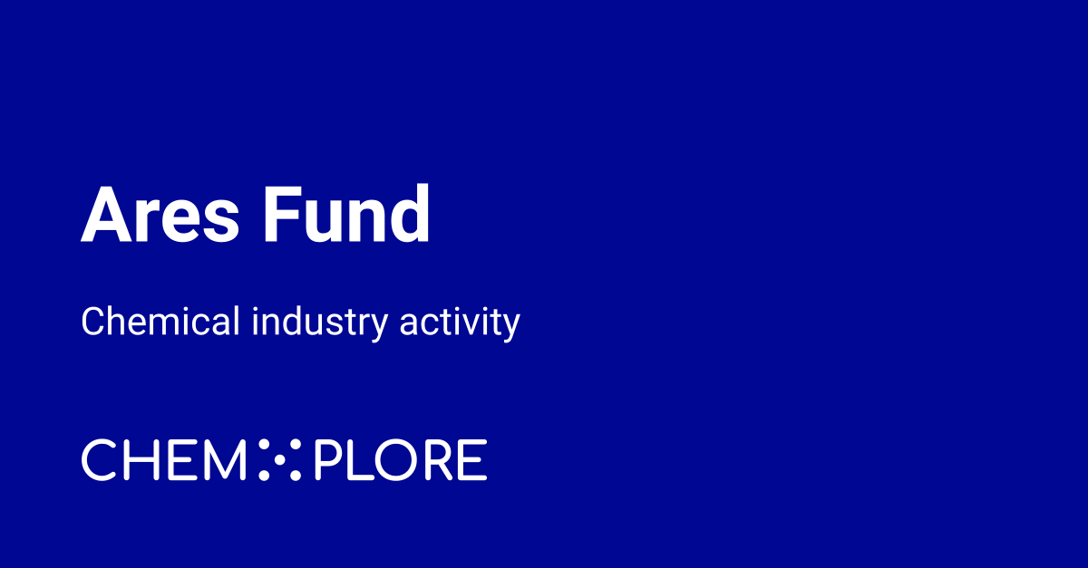 Ares Fund chemical industry news - chemXplore