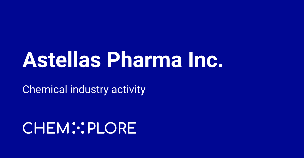 Astellas chemical industry news - chemXplore