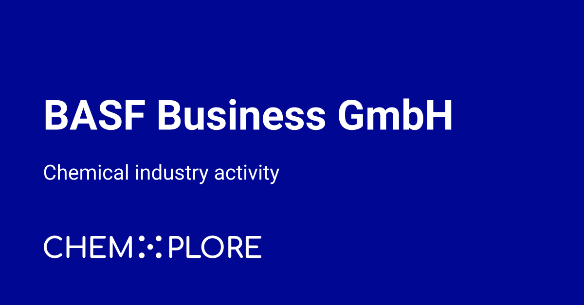 BASF Business chemical industry news