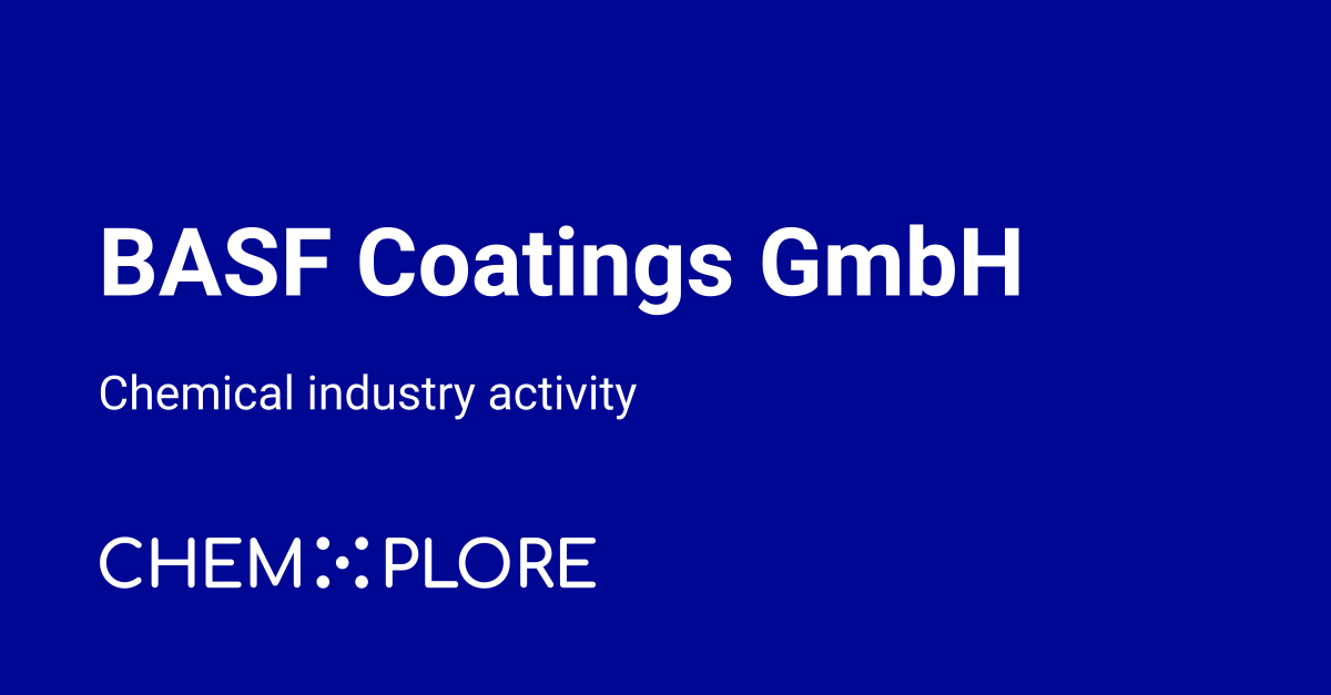 BASF Coatings chemical industry news - chemXplore