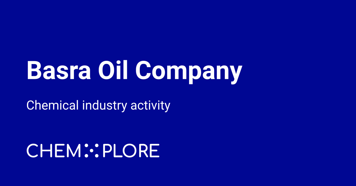 Basra Oil Company chemical industry news - chemXplore