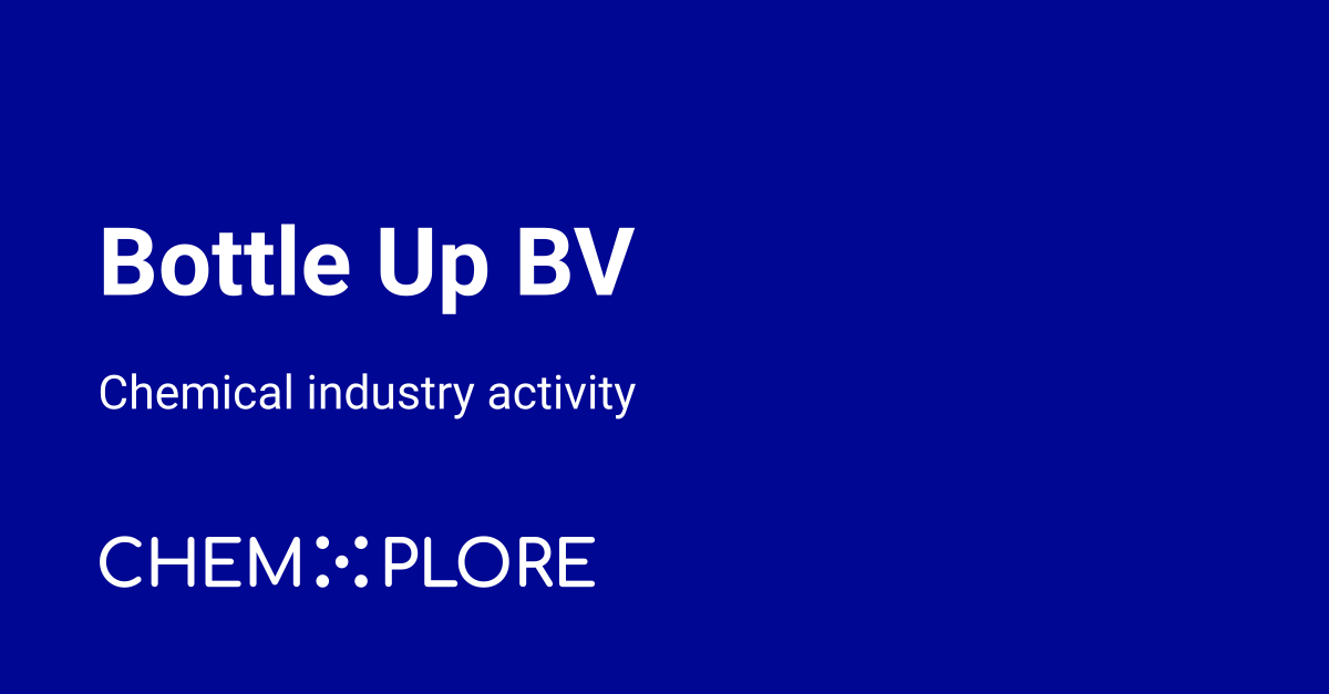 Bottle Up chemical industry news