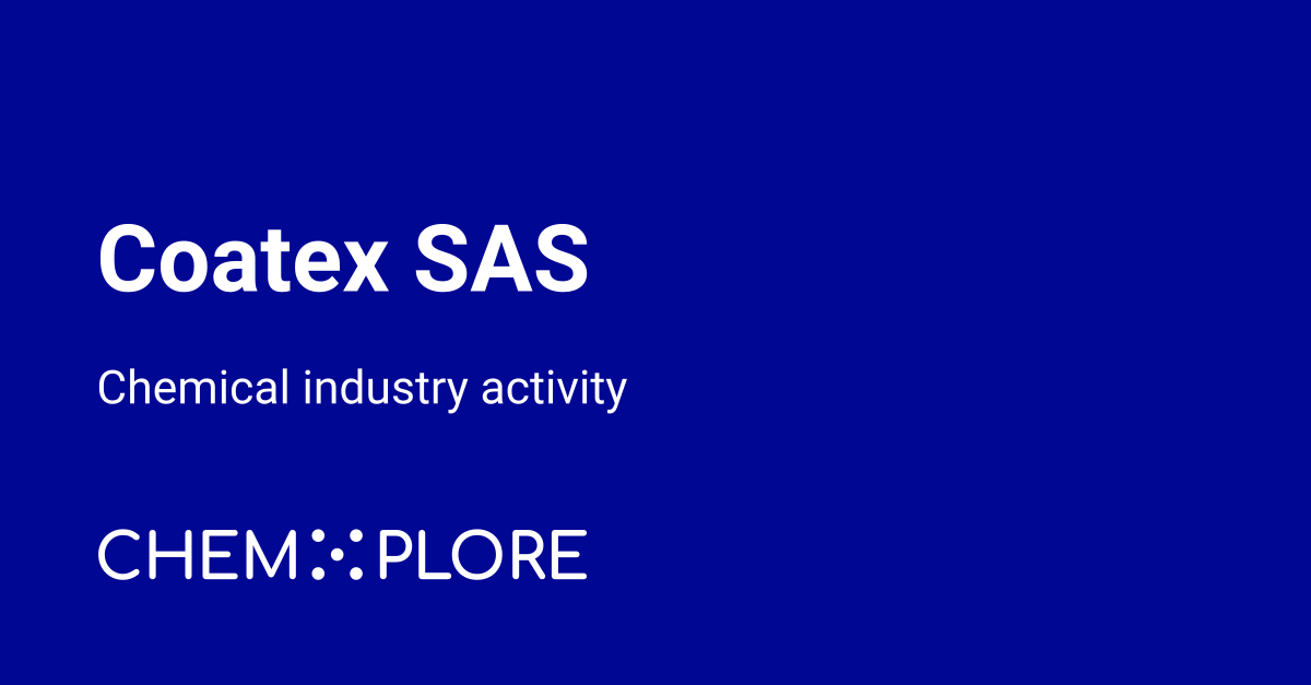 Coatex chemical industry news - chemXplore