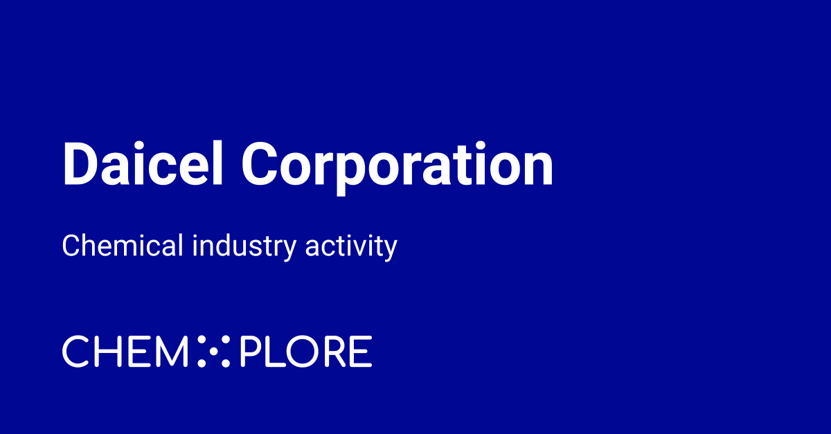 Daicel chemical industry news - chemXplore
