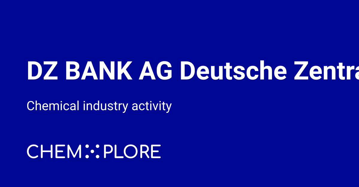 DZ Bank chemical industry news - chemXplore