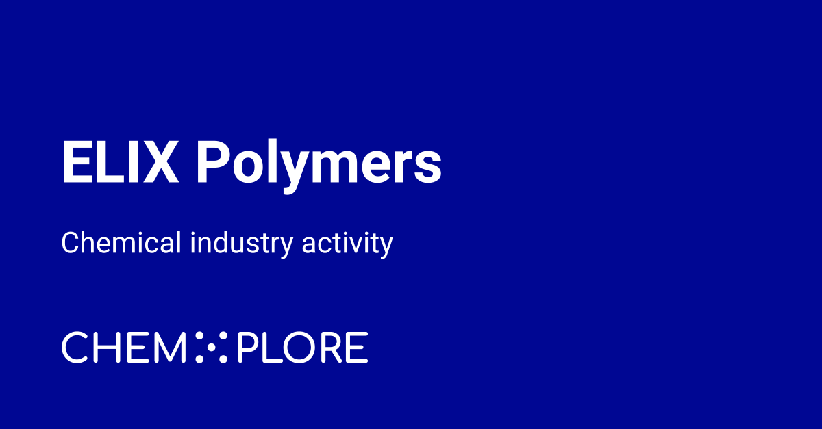 ELIX chemical industry news - chemXplore