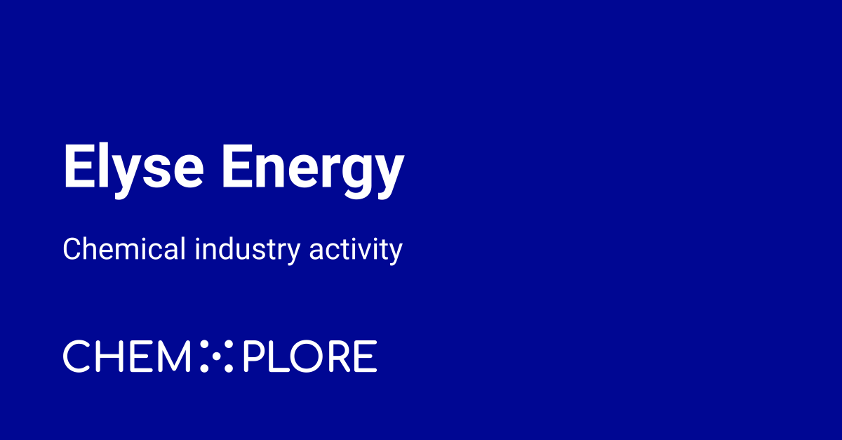Elyse Energy chemical industry news - chemXplore