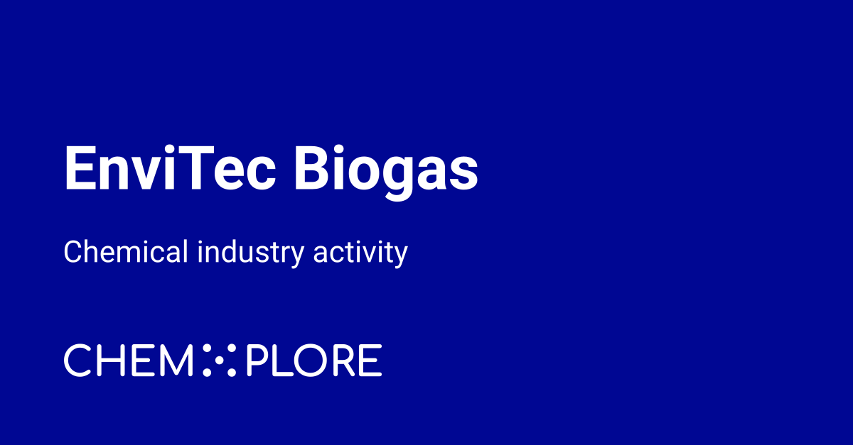 EnviTec Biogas chemical industry news - chemXplore
