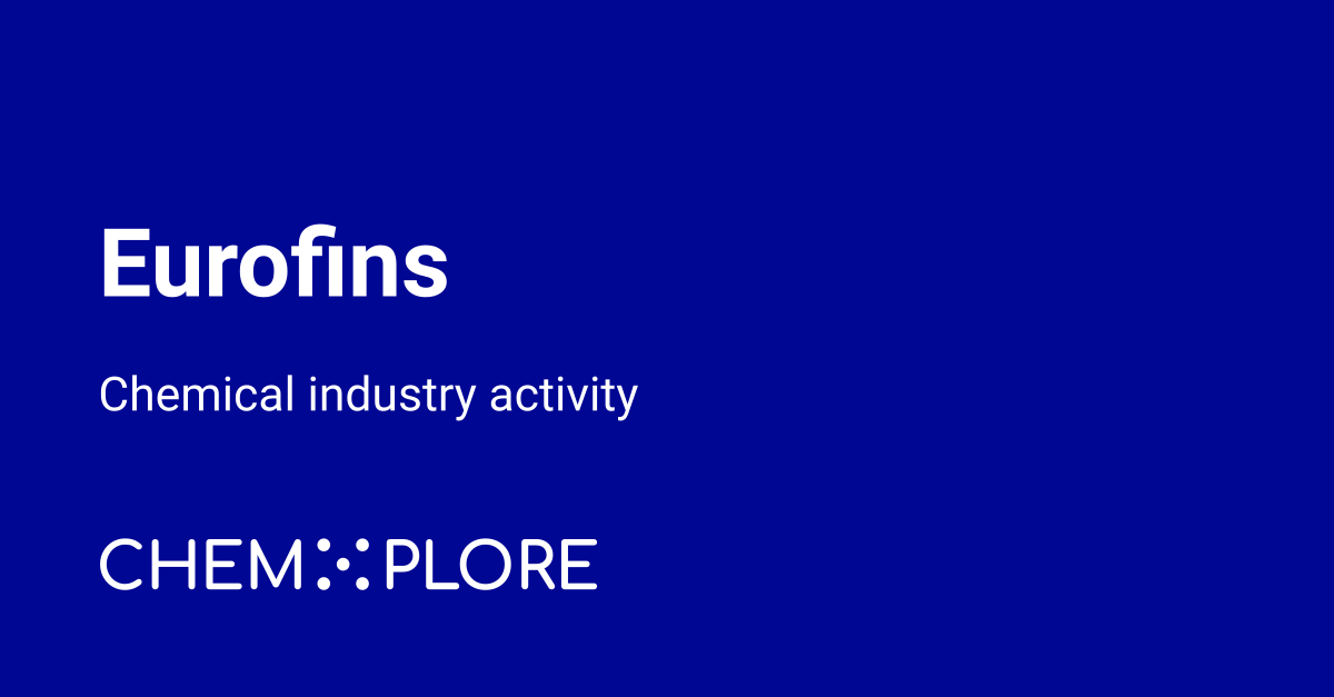 Eurofins - Luxembourg chemical industry news from Europe