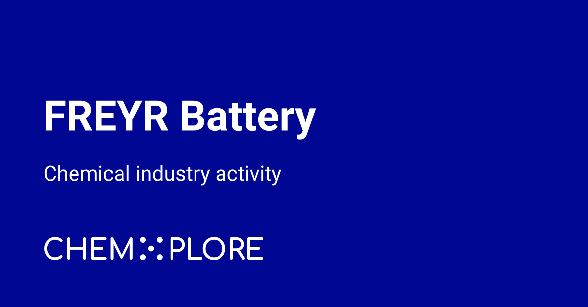 FREYR chemical industry news - chemXplore