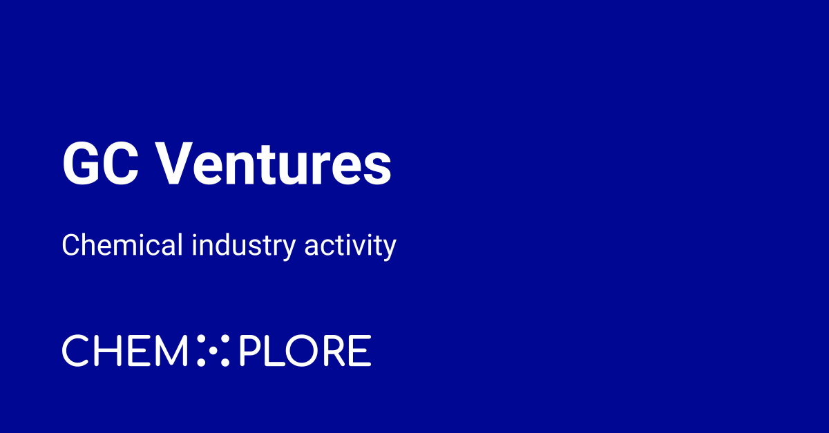 GC Ventures chemical industry news - chemXplore