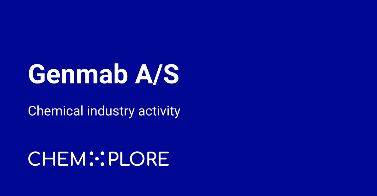 Genmab chemical industry news - chemXplore