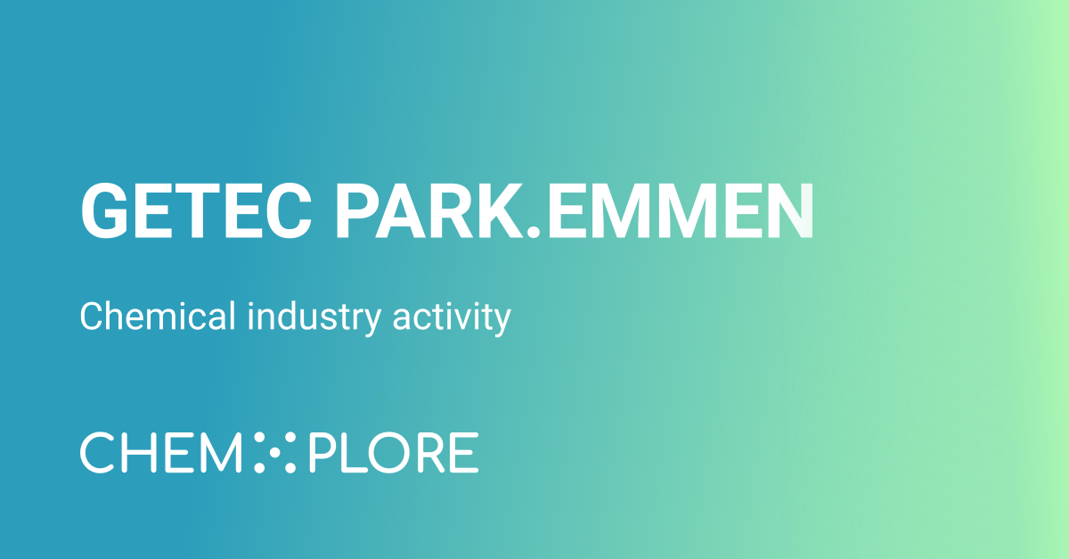 GETEC PARK EMMEN - The Netherlands chemical industry news from Europe
