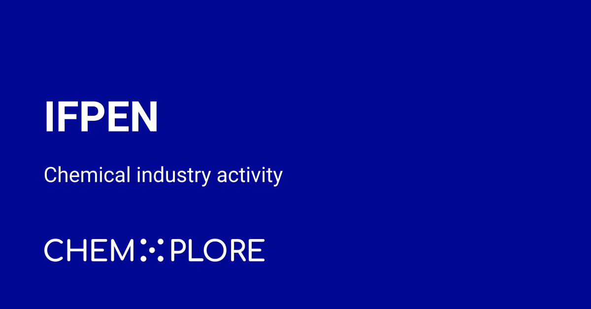 IFPEN chemical industry news - chemXplore