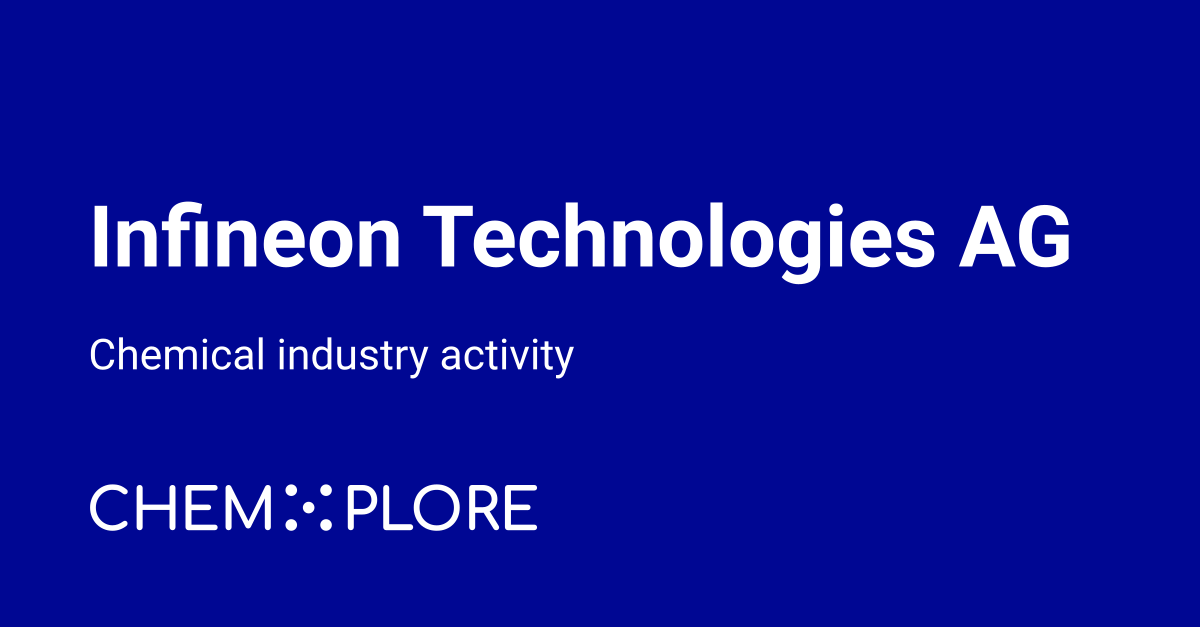 Infineon chemical industry news - chemXplore