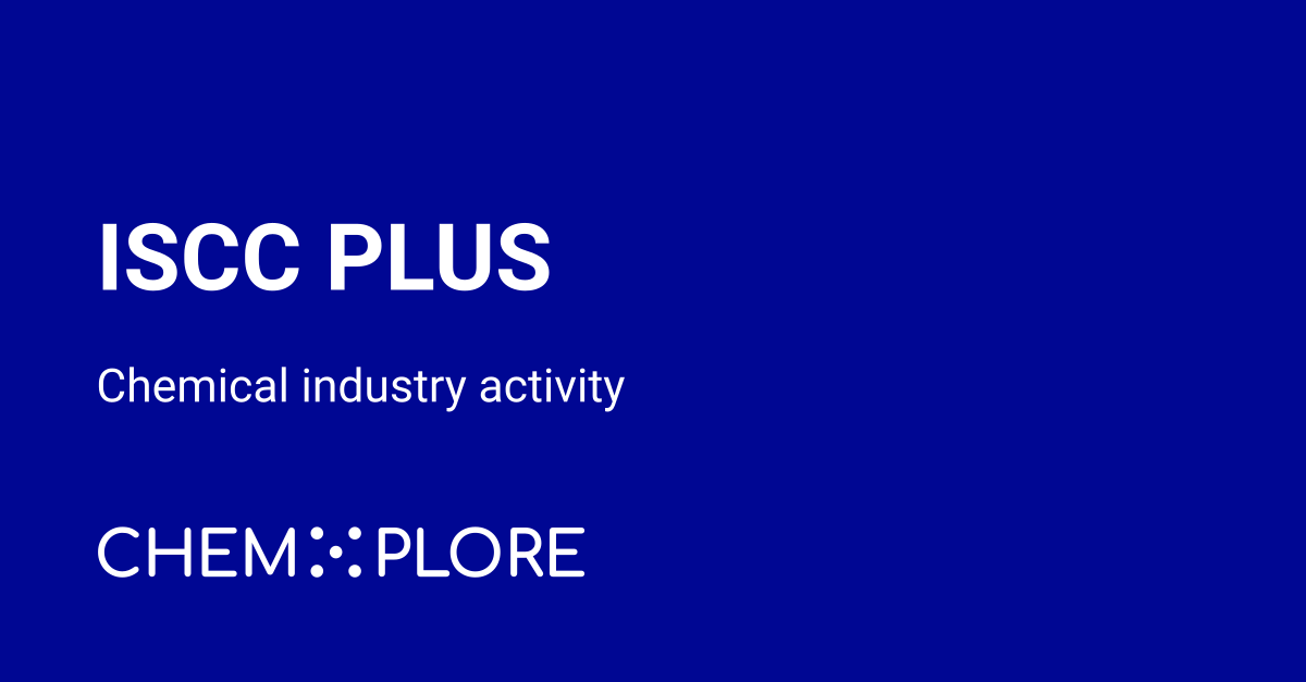 ISCC PLUS chemical industry news - chemXplore