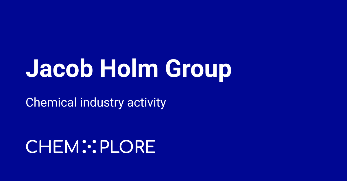 Jacob Holm Group chemical industry news