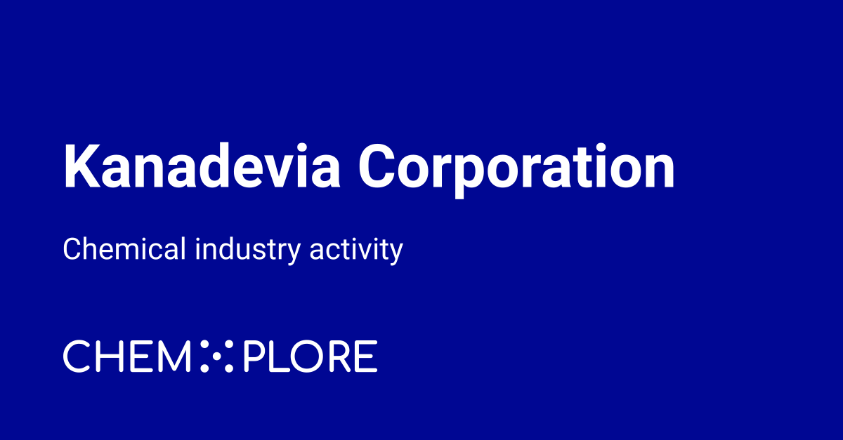 Kanadevia Corporation chemical industry news - chemXplore