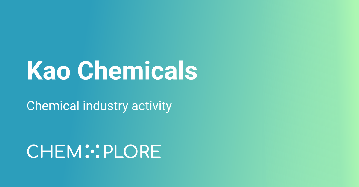 Kao Chemicals - Spain chemical industry news from Europe