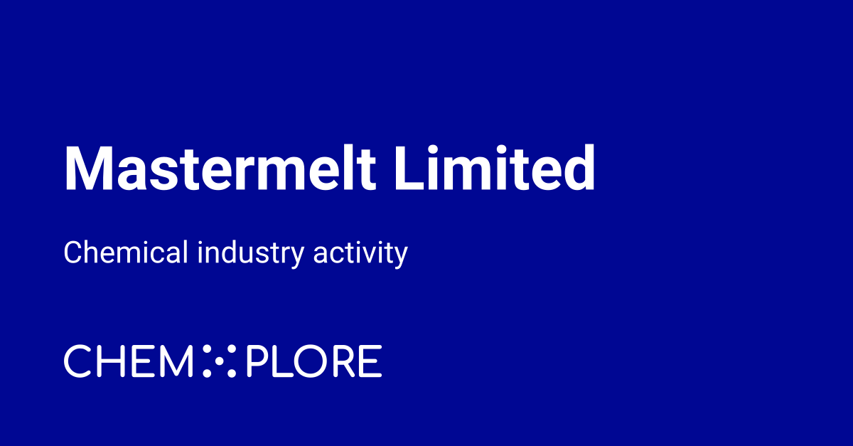 Mastermelt chemical industry news - chemXplore