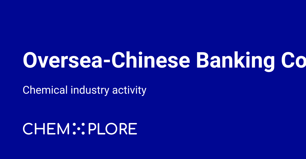 OCBC chemical industry news - chemXplore