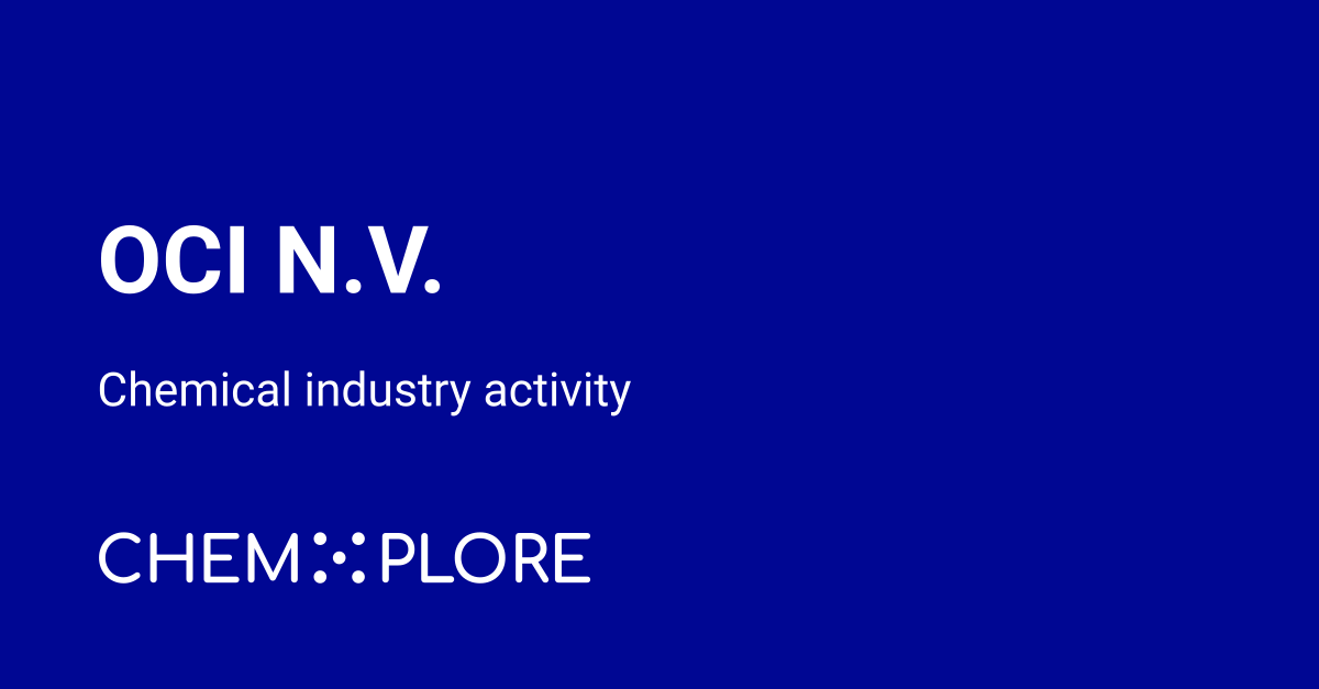 OCI chemical industry news