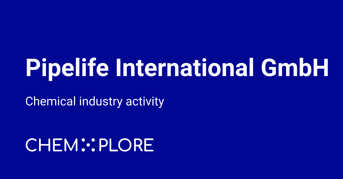 Pipelife chemical industry news - chemXplore