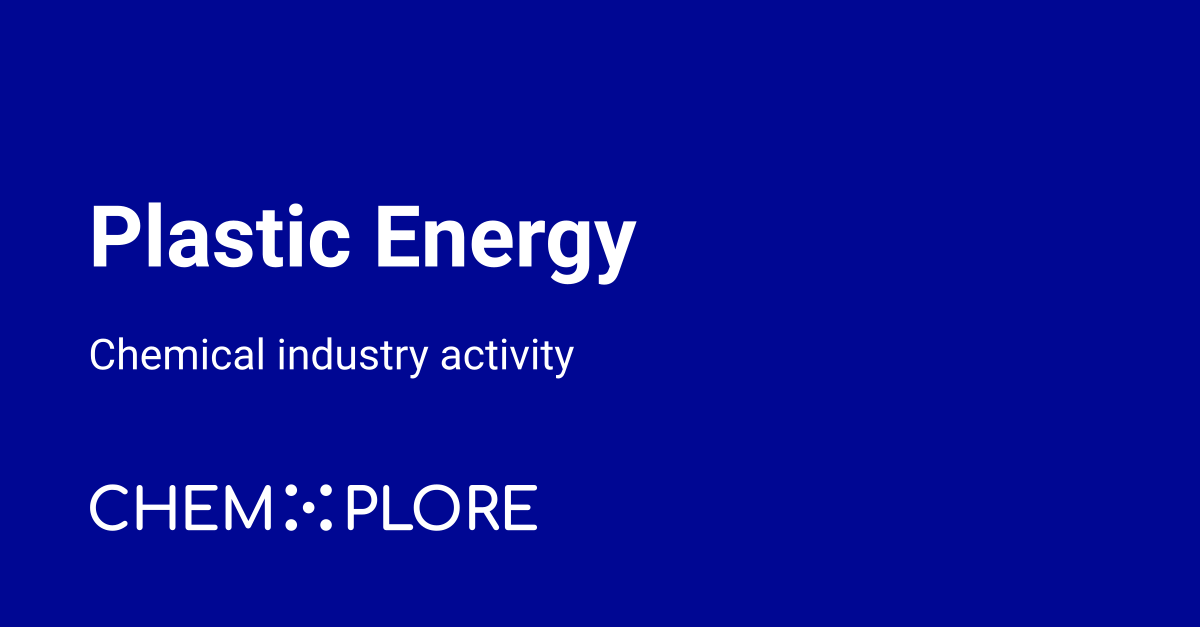Plastic Energy - United Kingdom chemical industry news from Europe