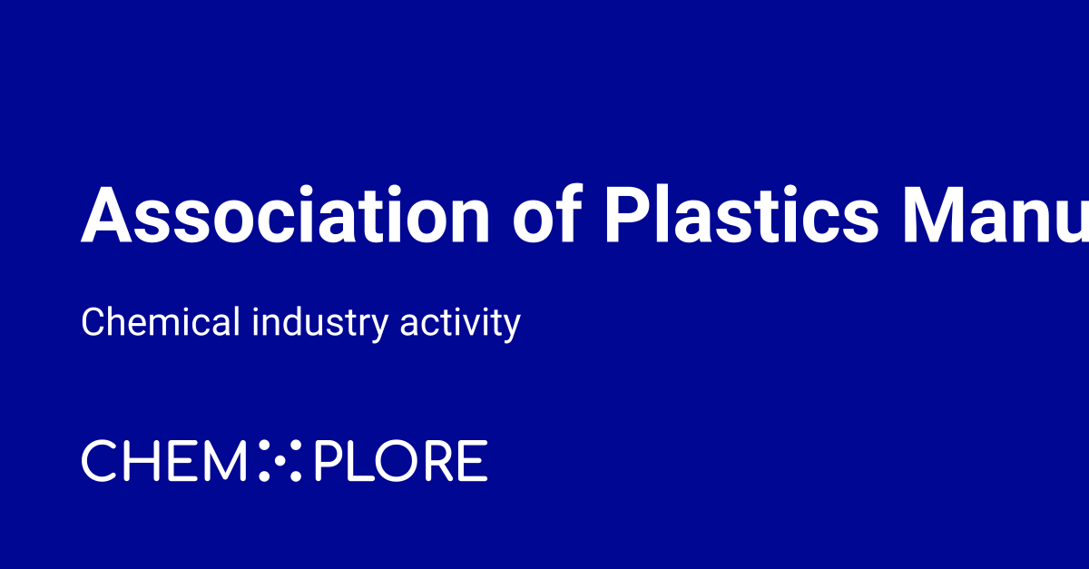 Plastics Europe chemical industry news - chemXplore