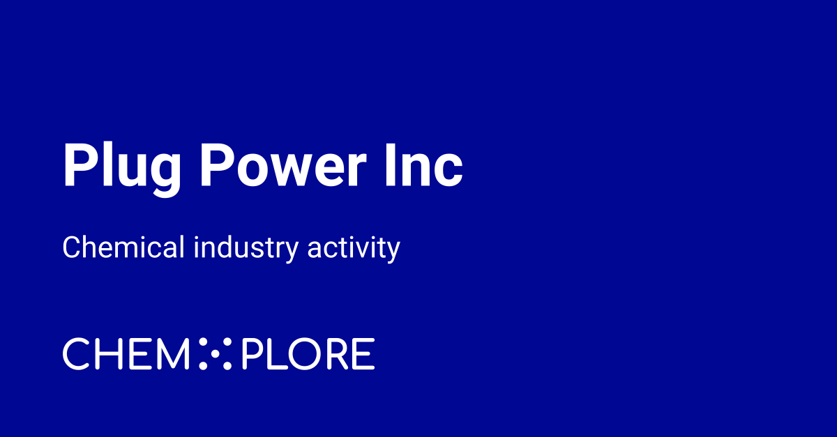 Plug chemical industry news