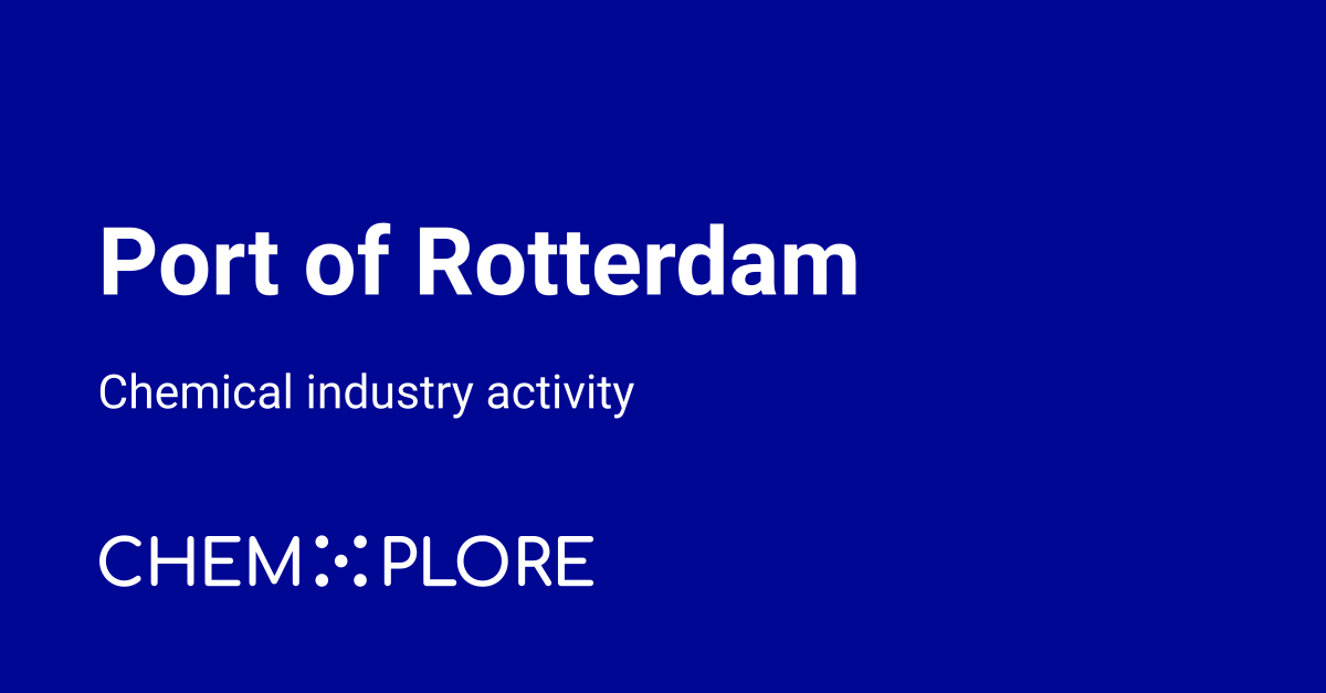 Port of Rotterdam chemical industry news - chemXplore