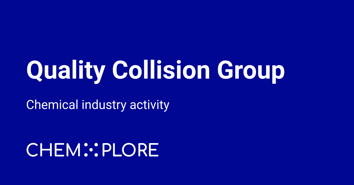 Quality Collision Group chemical industry news - chemXplore