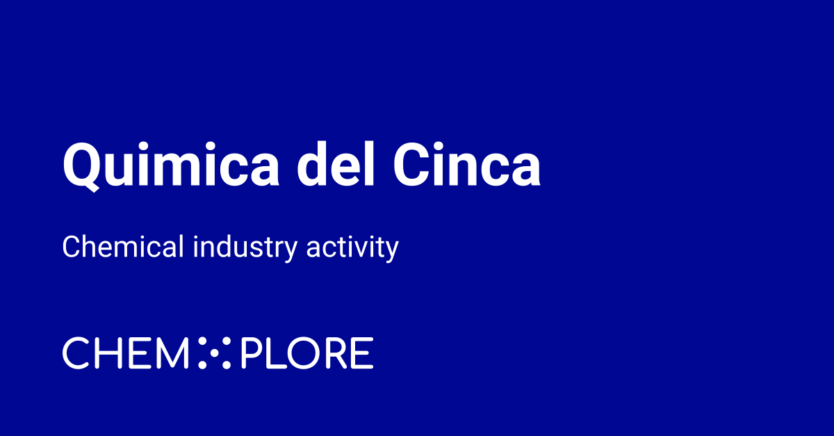 Quimica del Cinca chemical industry news - chemXplore