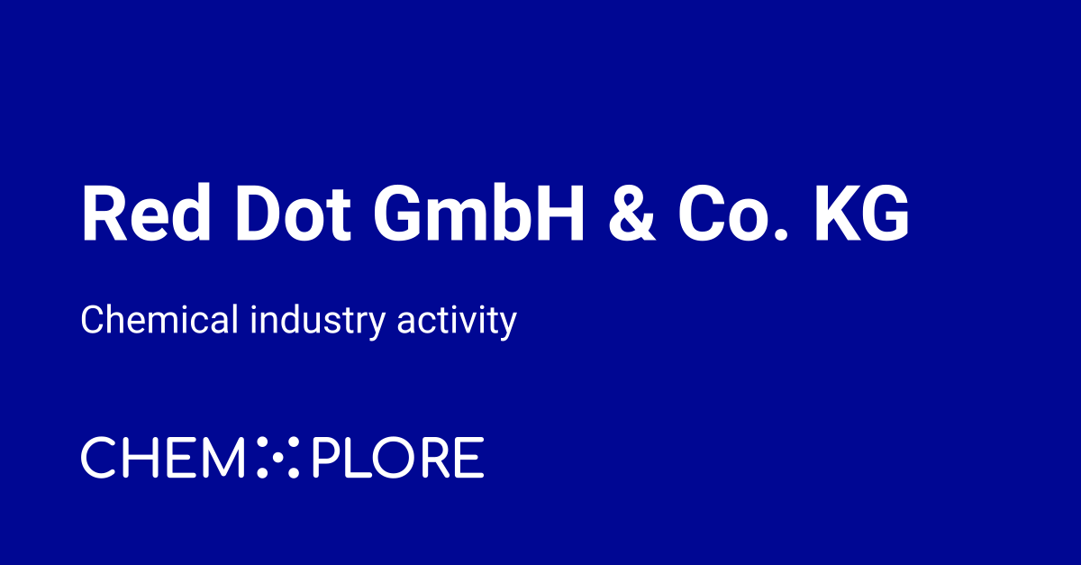 Red Dot chemical industry news - chemXplore