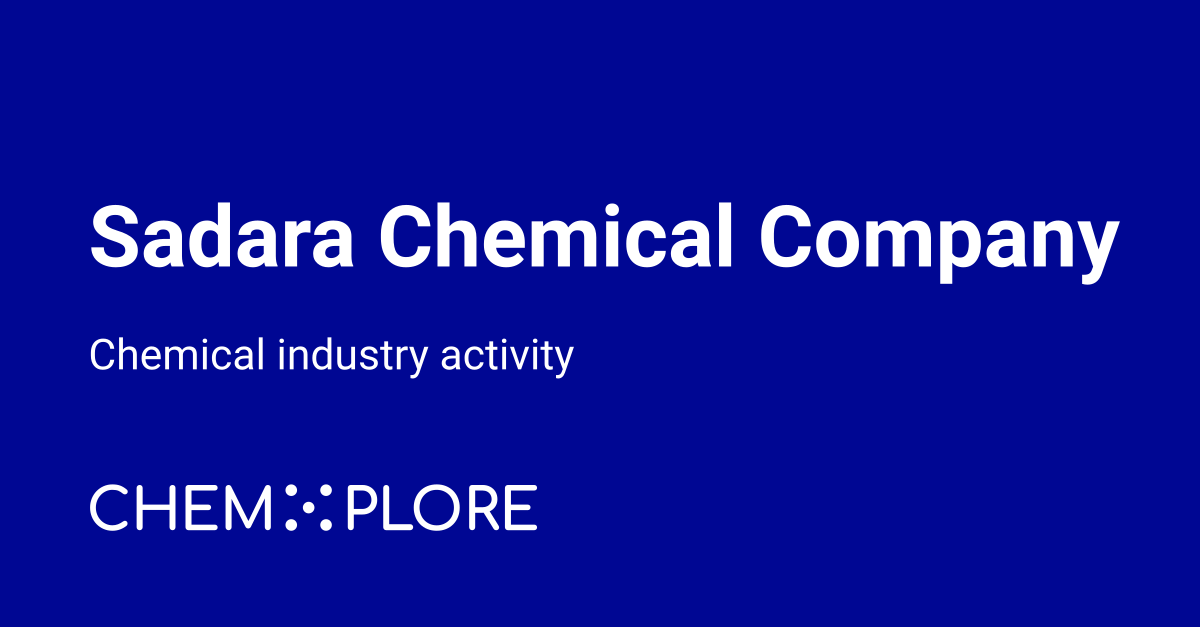 Sadara chemical industry news - chemXplore