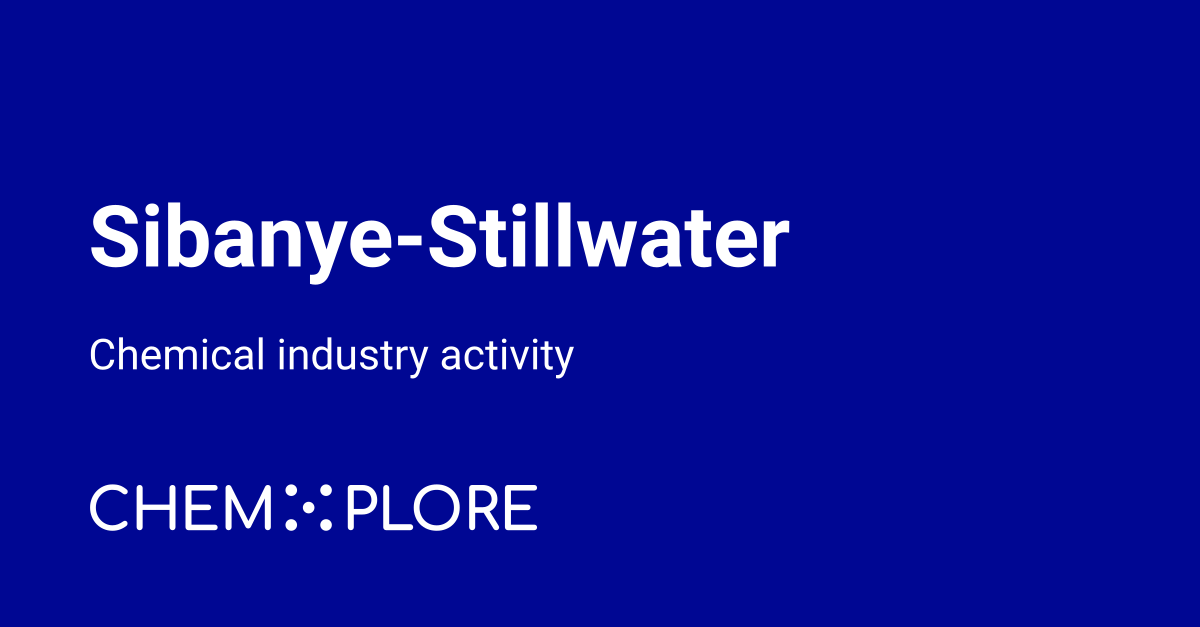 Sibanye-Stillwater chemical industry news
