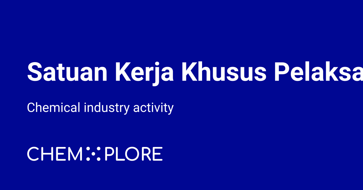 SKK Migas chemical industry news - chemXplore