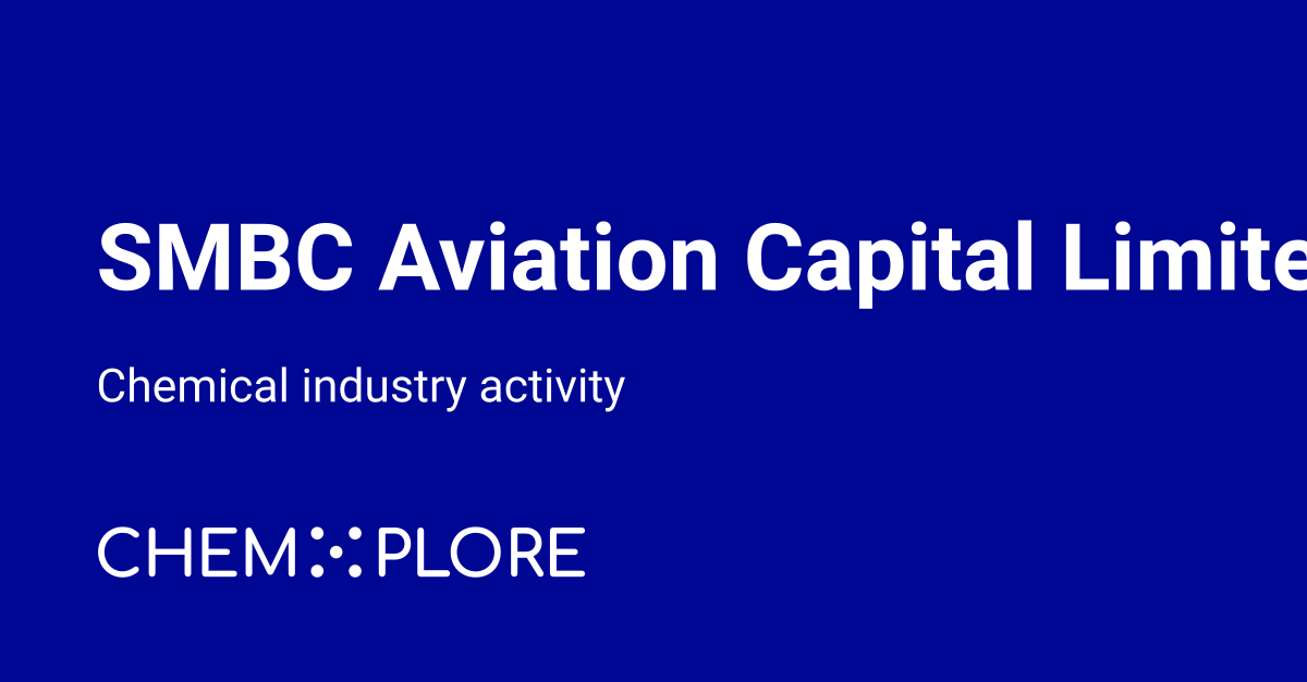 SMBC Aviation Capital chemical industry news - chemXplore