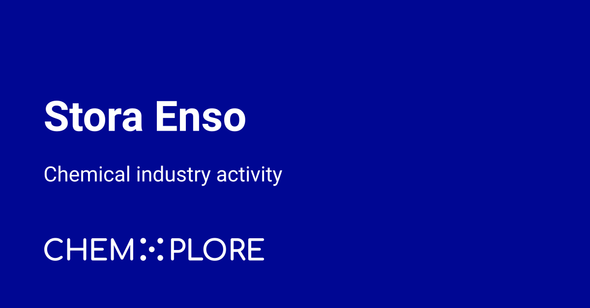 Stora Enso - Finland chemical industry news from Europe