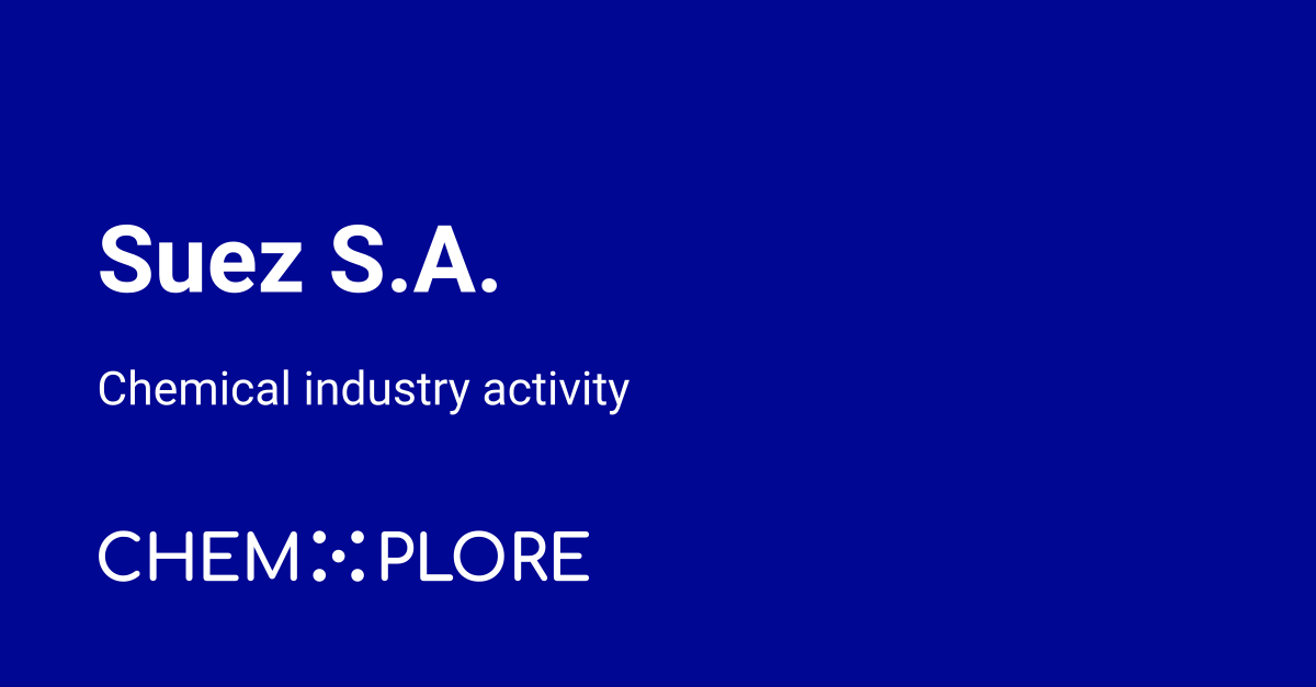 Suez - France chemical industry news from Europe
