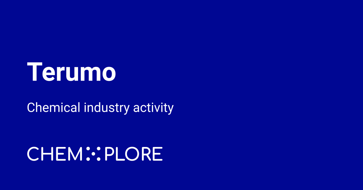 Terumo chemical industry news - chemXplore