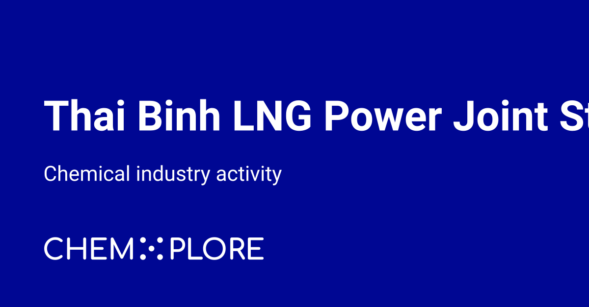 Thai Binh Lng Power Chemical Projects Investments And News Chemxplore