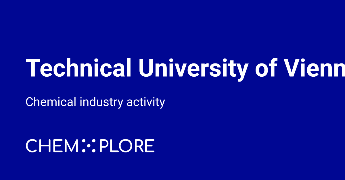 TU Wien chemical industry news - chemXplore