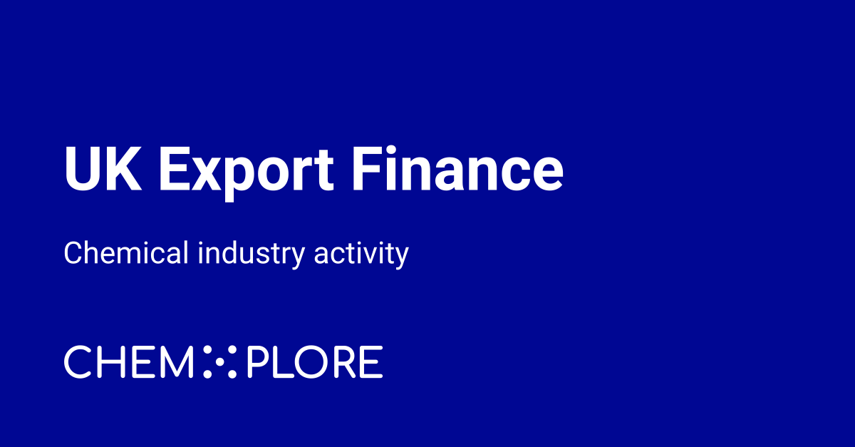 UK Export Finance chemical industry news - chemXplore