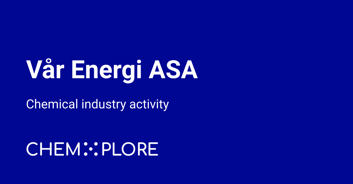 Vår Energi chemical industry news - chemXplore