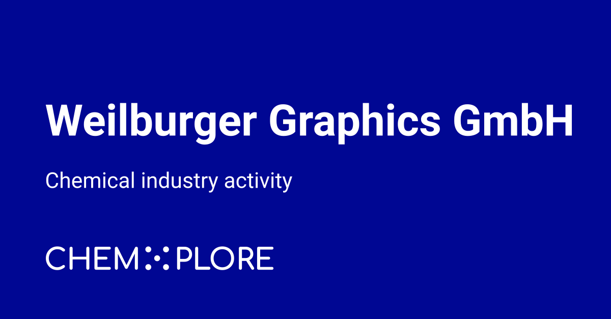 Weilburger Graphics chemical industry news - chemXplore