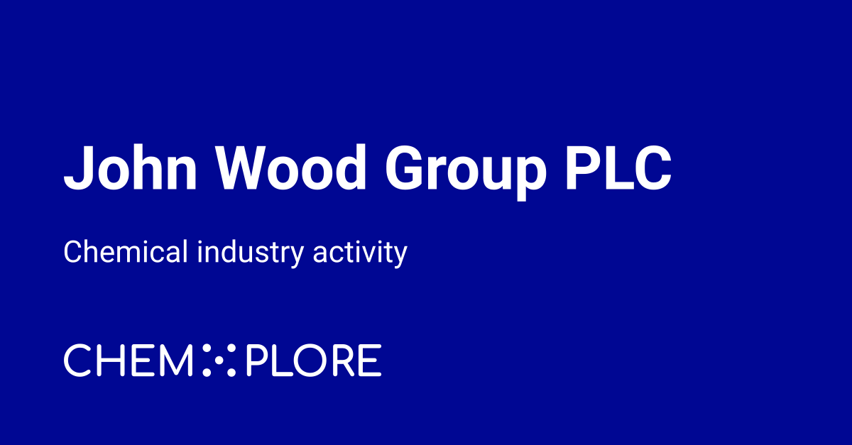 Wood plc chemical industry news - chemXplore