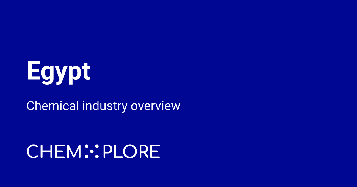 Chemical industry in Egypt: news, companies & chemical parks